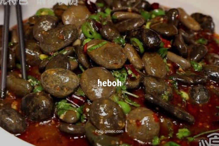 Viral! Makanan Tumis Batu, Jajanan Unik Khas China - Heboh ...